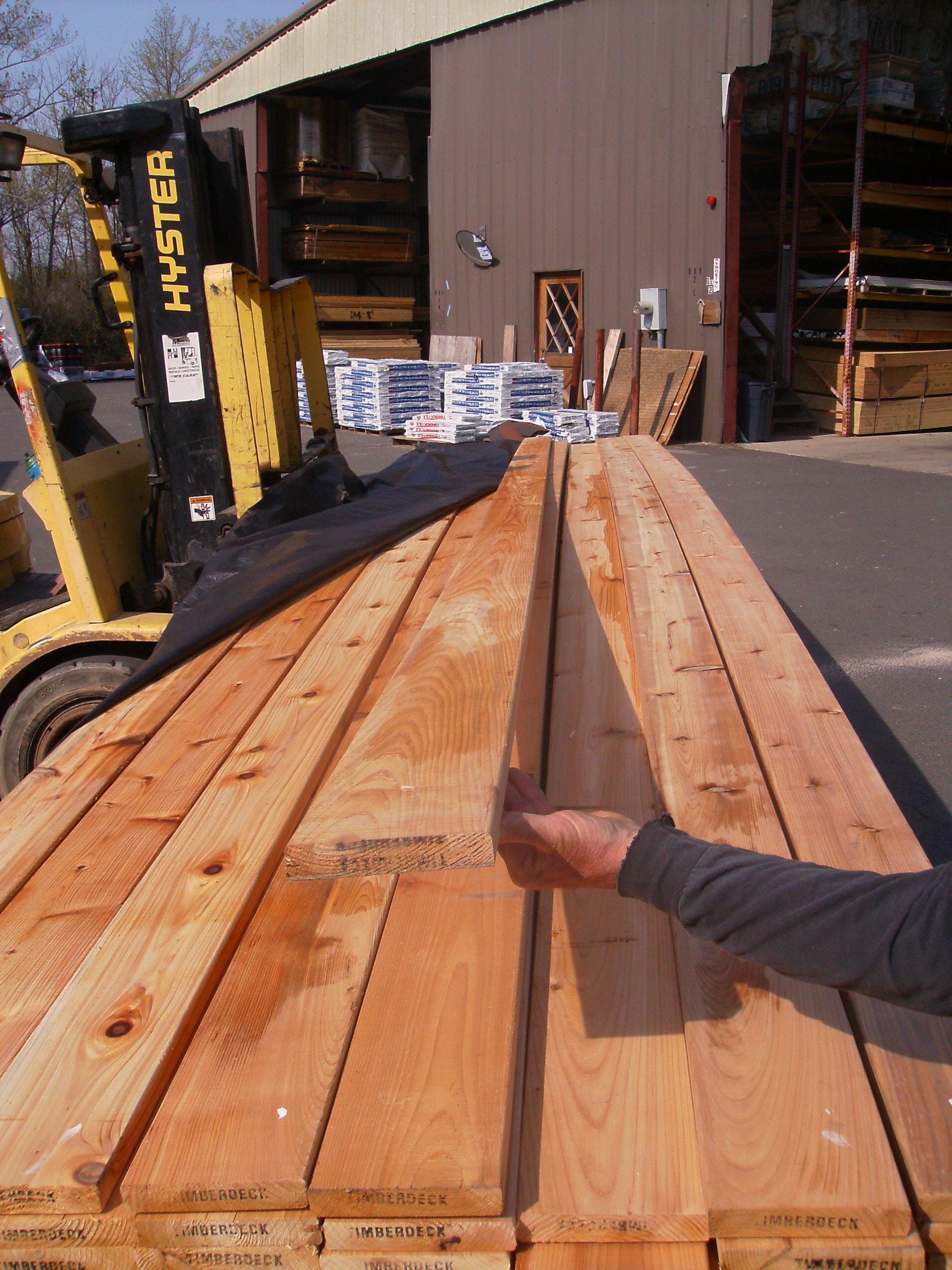 Beckerle Lumber CEDAR.