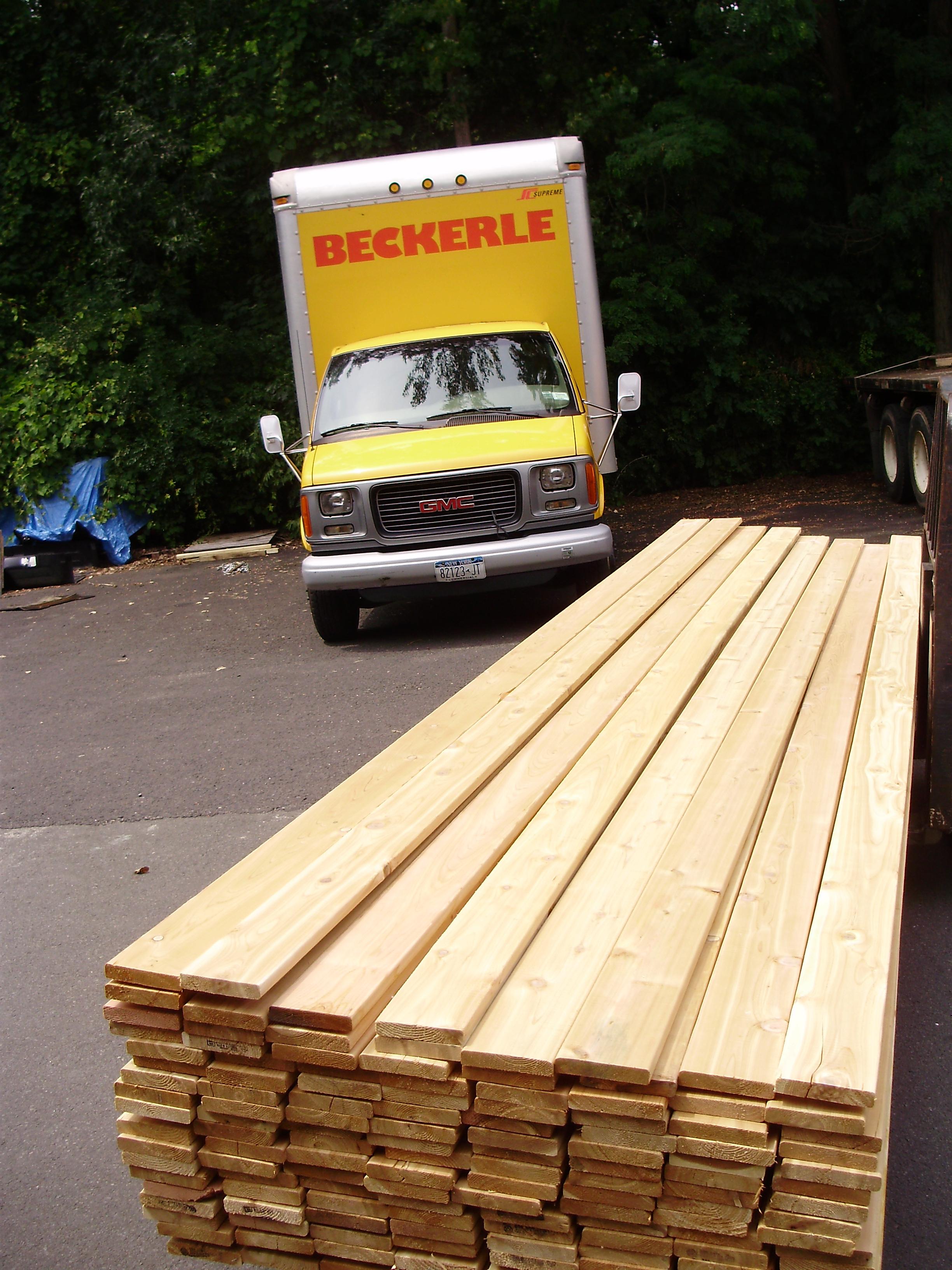 Beckerle Lumber CEDAR.